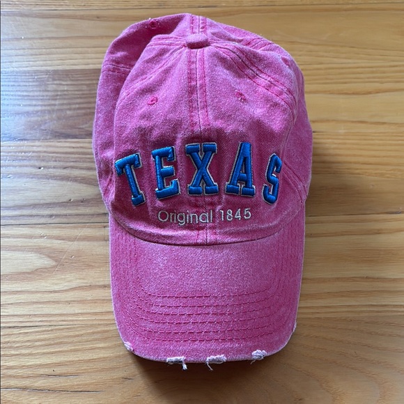 Robin Ruth | Accessories | Robin Ruth Pink Texas Baseball Cap | Poshmark